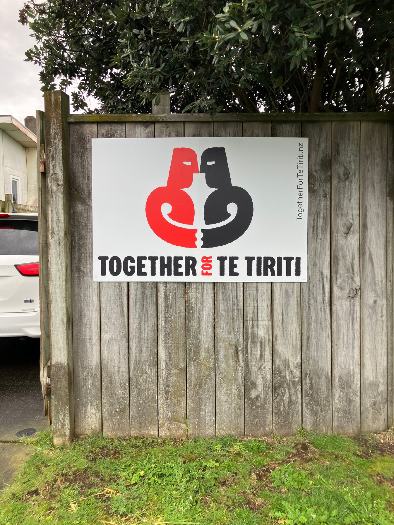 Together for Te Tiriti Placard: Big! (1200mm x 800mm)